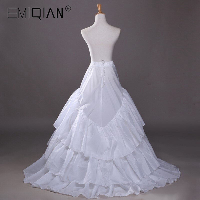 Wedding Petticoat Jupon Court Train Crinoline Slip... – Grandado