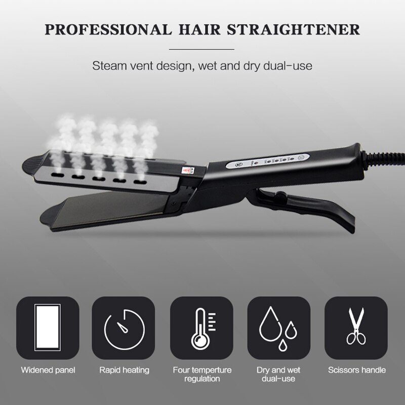 Electric Hair Straightener Four-gear Temperature A... – Vicedeal
