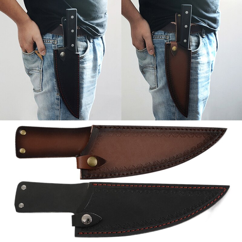 1PC Knife Sheath Cover Case Leather Scabbard Chef ... – Vicedeal