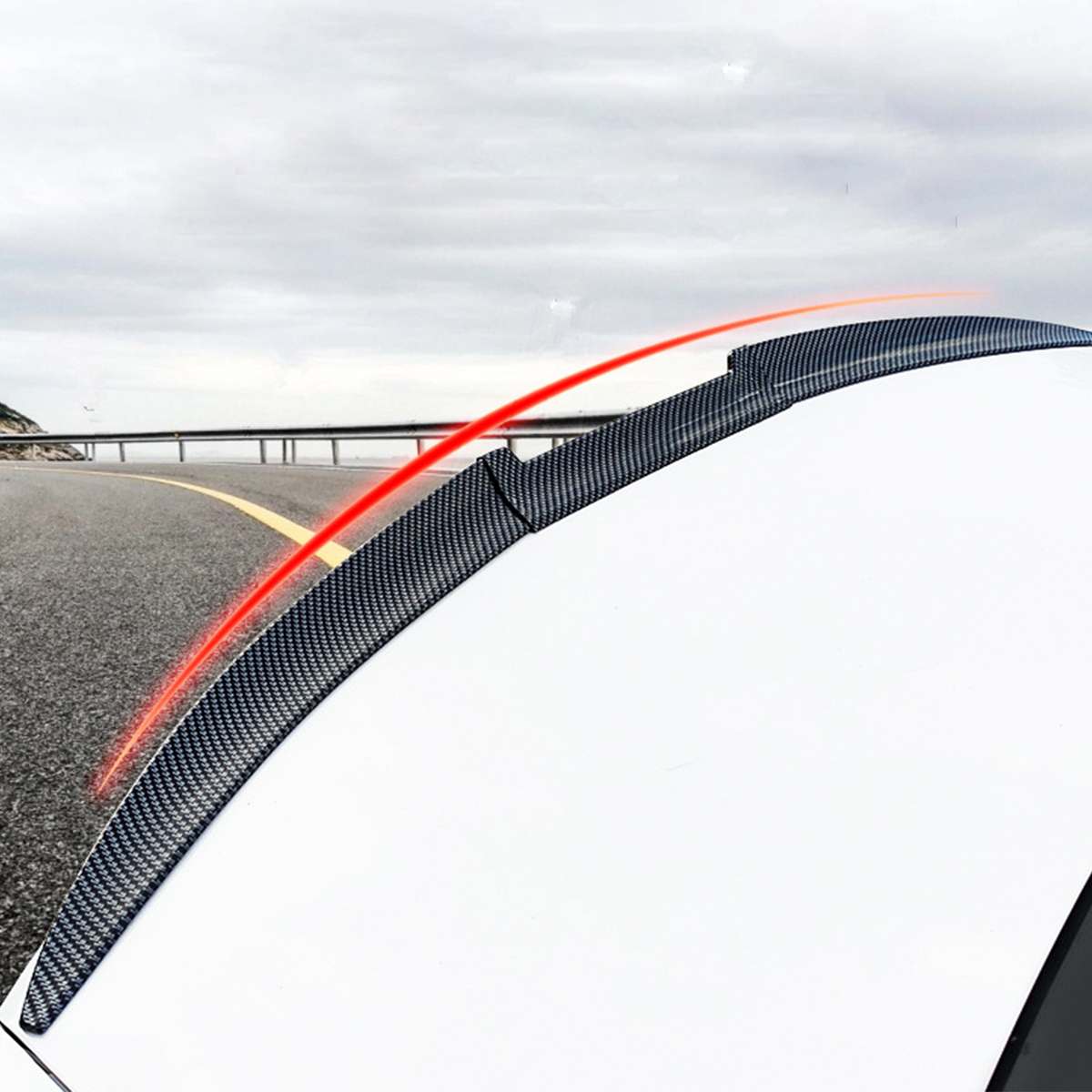 Adjustable Spoiler Wing M4 Style Modification Rear... – Grandado