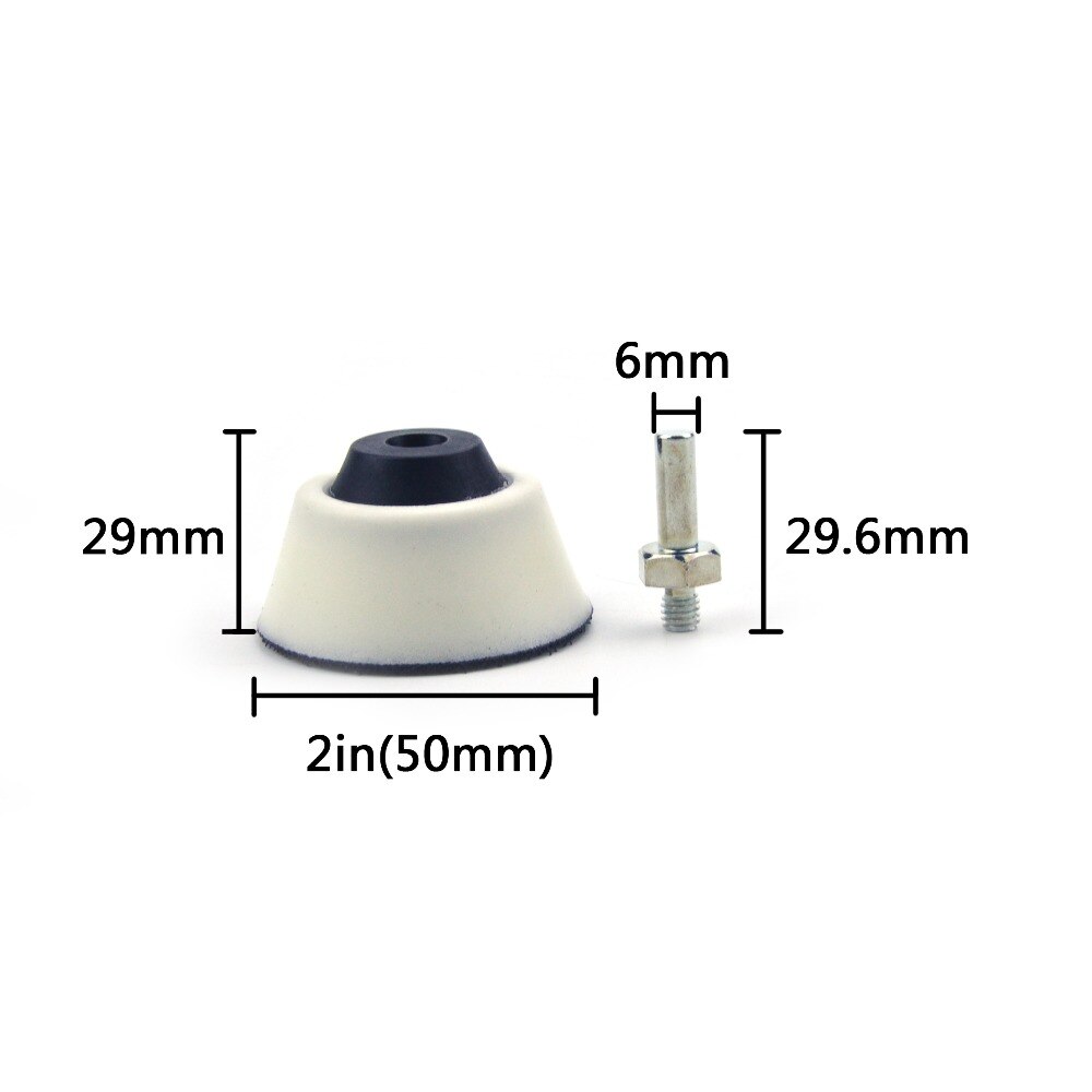 2 Inch(50mm) 20MM Soft Foam Back-up Sanding Pad + ... – Grandado