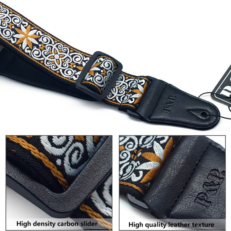 Fun Sunday Guitar Strap National Style Shoulder St... – Grandado