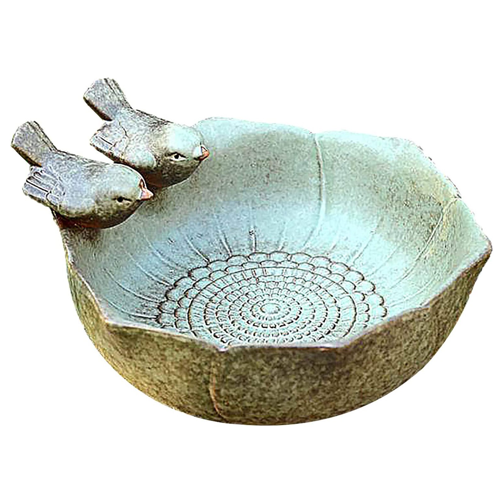 Ceramic Bird Bowls Bird Feeder Yard Ceramic Bird F... – Grandado