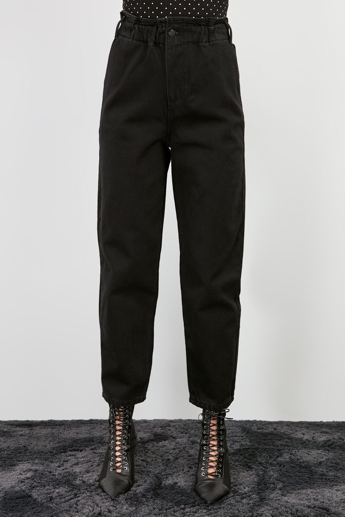 Trendyol Beli Wheel Super High Waist Mom Jeans TWO... – Grandado