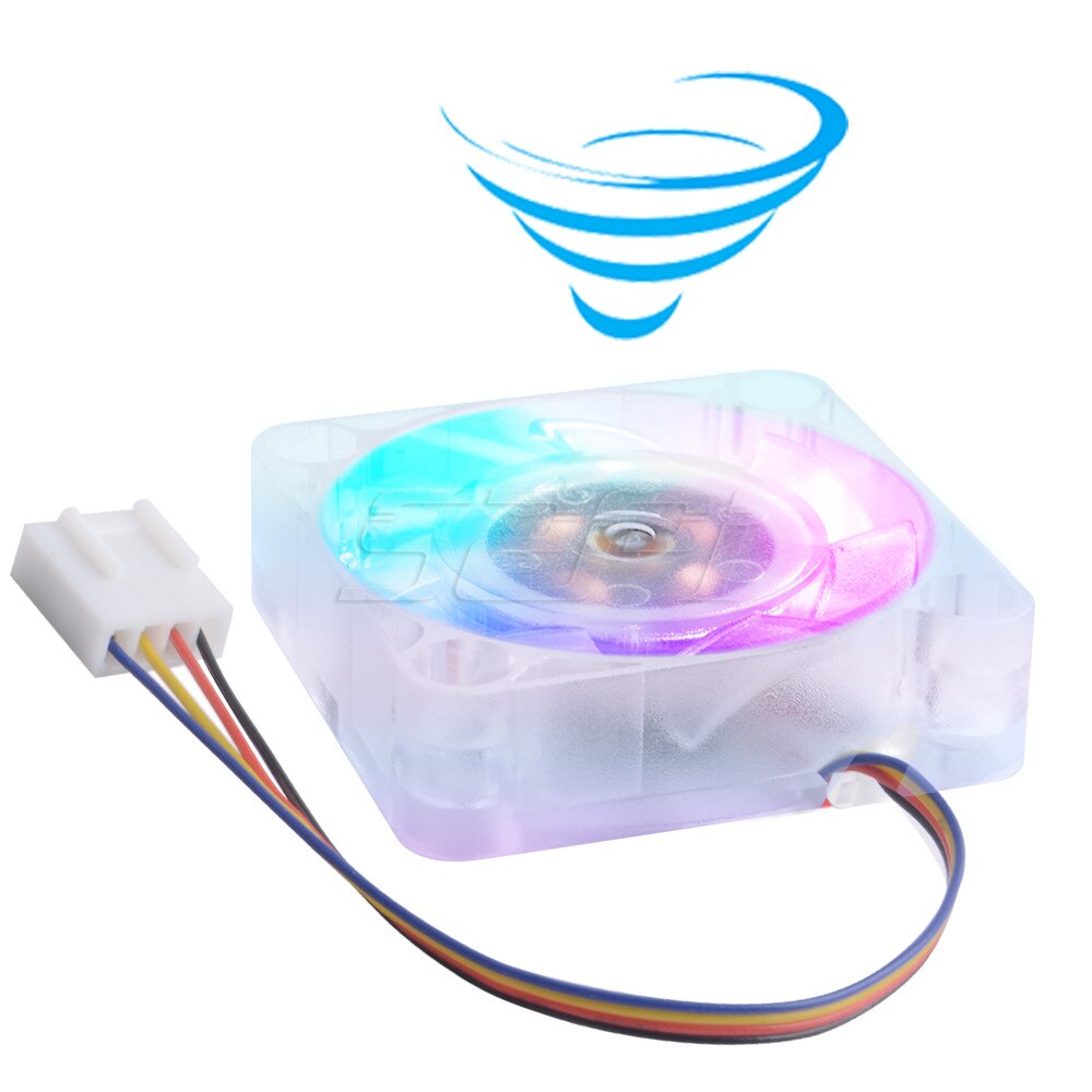 52Pi 2 PCS 4010 Brushless RGB Light Cooling Fan 40... – Grandado