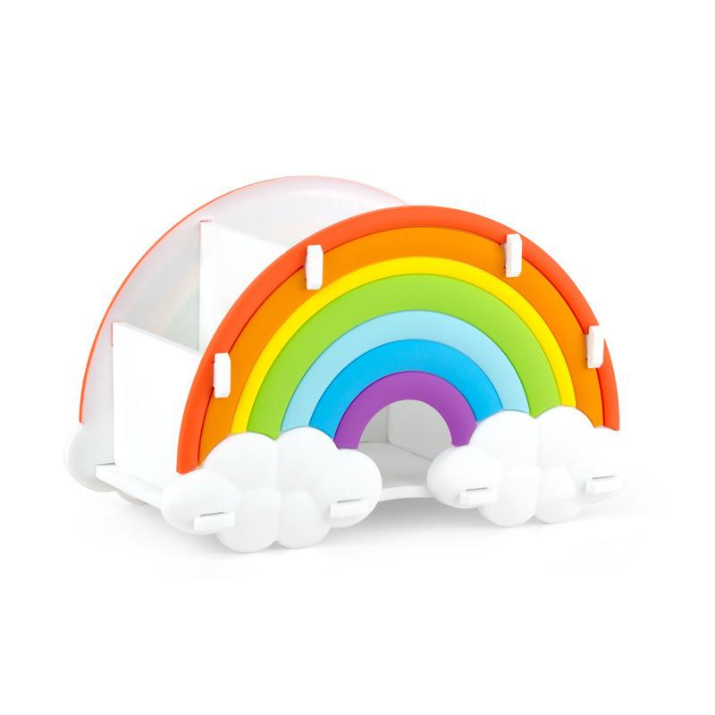 3 Grid Rainbow Pen Holder Student Stationary Deskt... – Grandado