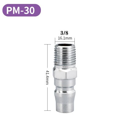 C Type Pneumatische Connector Quick Connector PP30... – Grandado