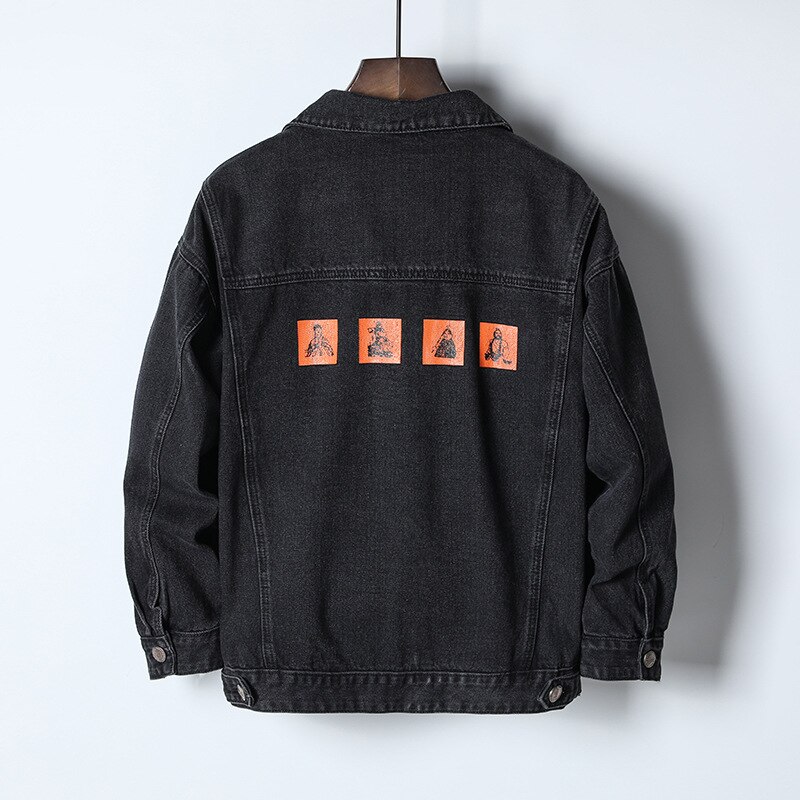 Grote Omvang Mannen Denim Jas Mode Kleding Lange M... – Vicedeal