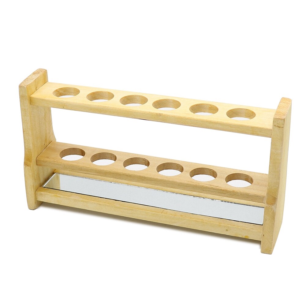 6 Hole Wooden Colorimetric Test Tube Rack Thick Wo... – Vicedeal