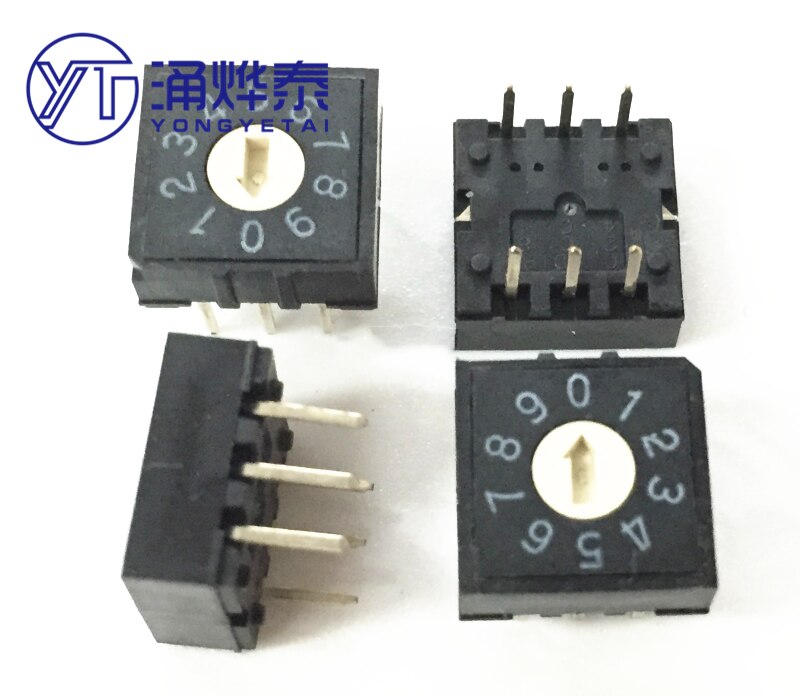 YYT 2PCS Taiwan DIP Round RH3AF-10R-V-B Rotary DIP... – Grandado
