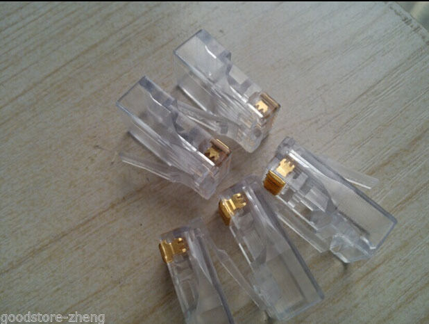 100PCS/LOT AMP Crystal CAT6 RJ45 Plug Connector Ne... – Vicedeal