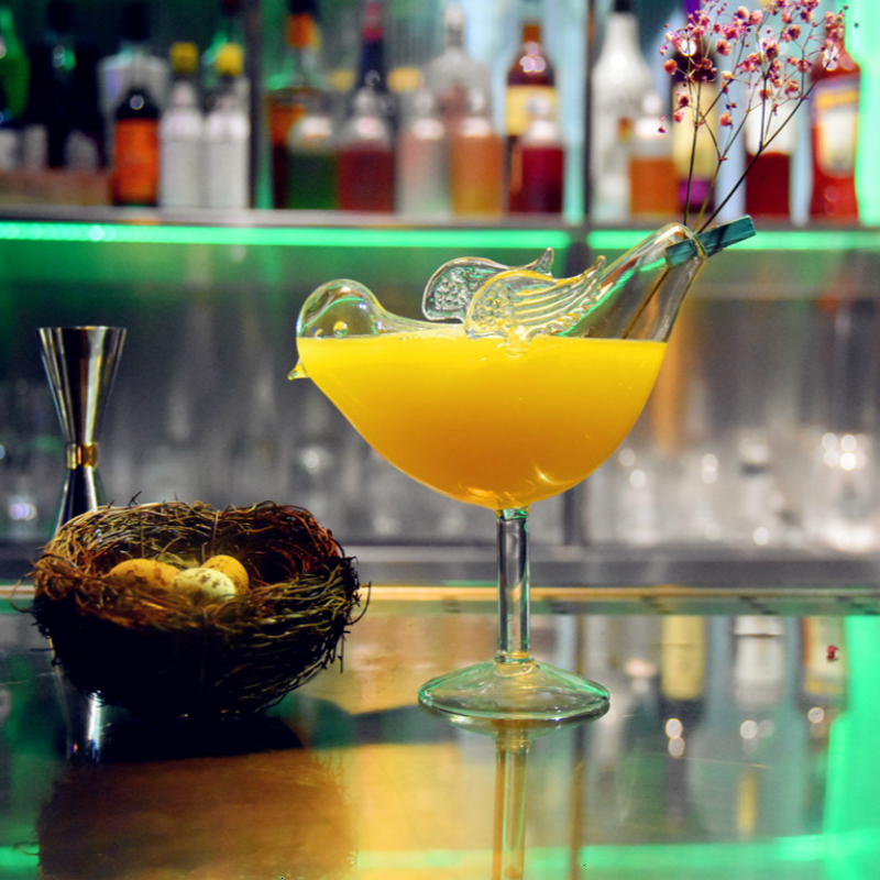 Bar Fly Bird Wing Molecular Smoky Cocktail Glass C... – Grandado