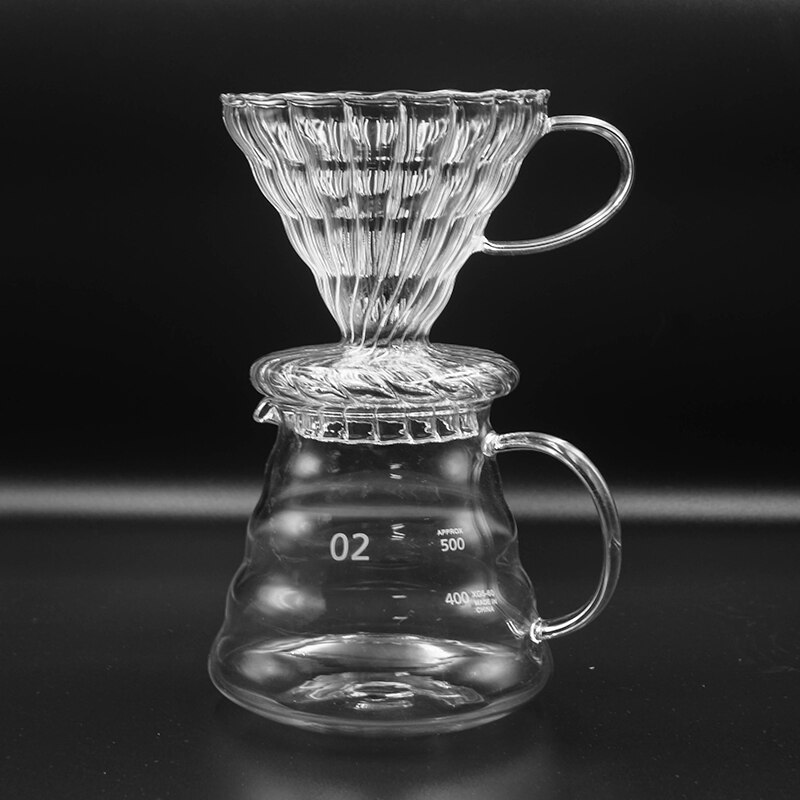 500ML Glass Coffee Dripper and Pot Set for style H... – Grandado
