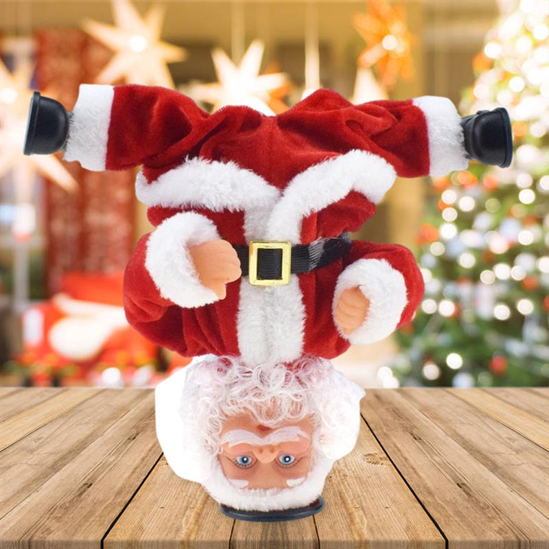 Creativity Rotating Handstand Stunts Dancing Santa... – Grandado