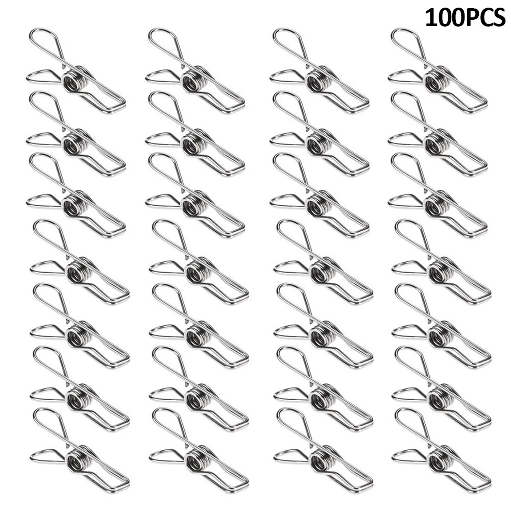 100pcs Hanging Clips Indoor Outdoor Photo Paper Sp... – Grandado