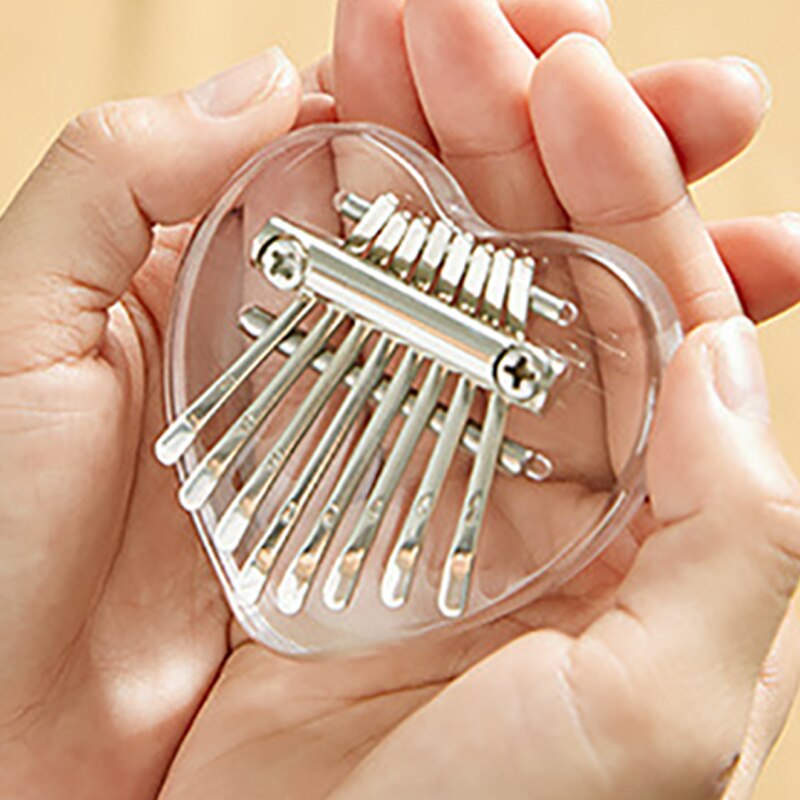 Thumb Piano 8-Key Mini Kalimba 8-Tone Crystal Kali... – Vicedeal