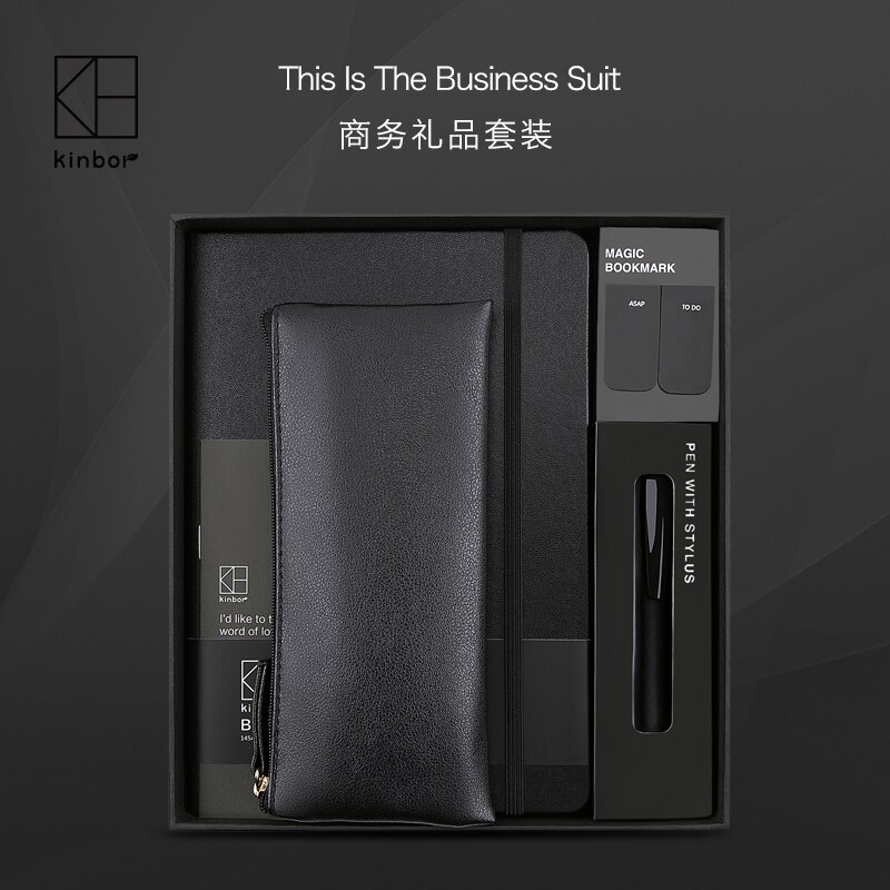 Kinbor Pak Pen A5 Notebook Bladwijzers Etui Kantoo... – Vicedeal