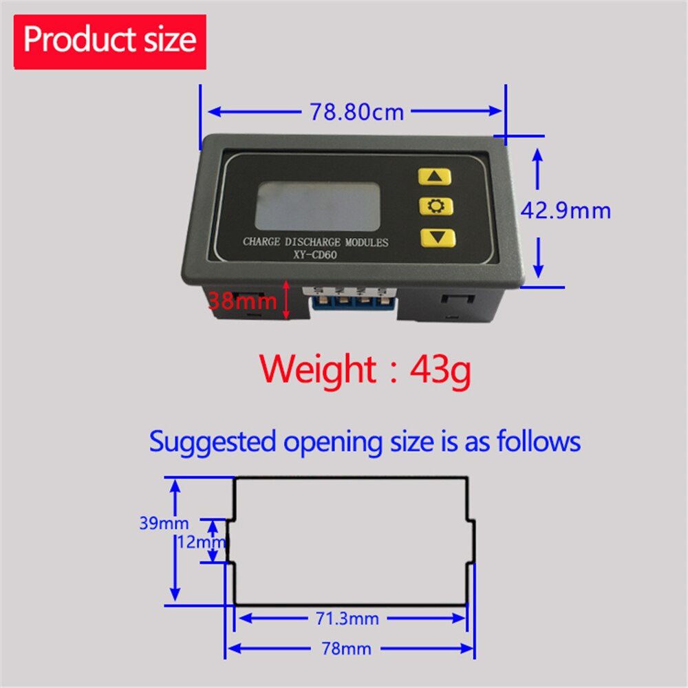 LCD Battery Charging Discharge Control Module Full... – Grandado