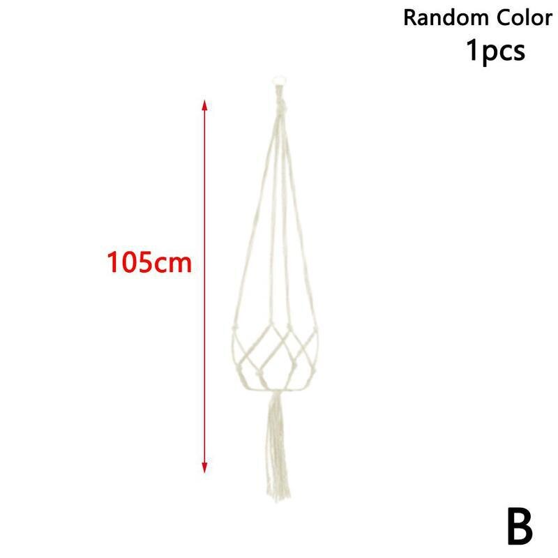 1pc Green Hanging Basket Net Bag Handwoven Knotted... – Vicedeal
