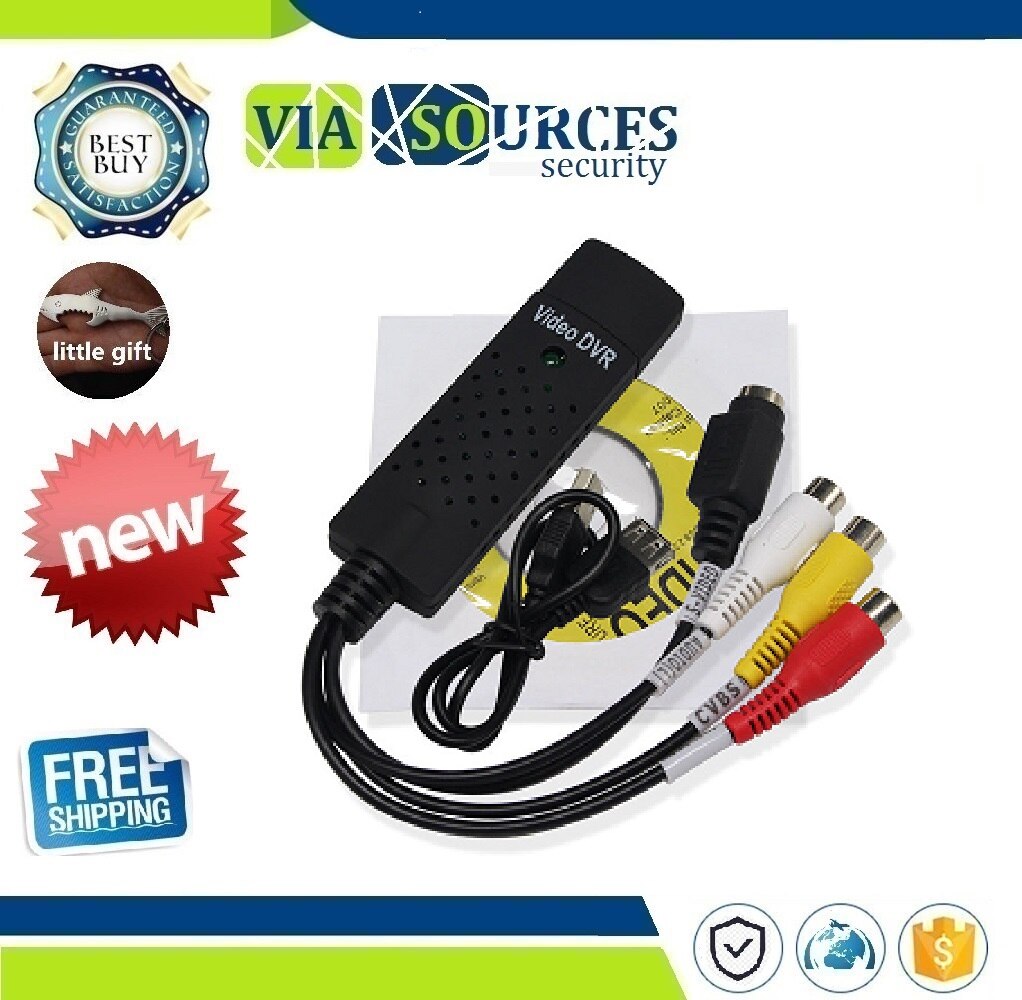 USB 2.0 Easycap Capture 4 Kanaals Video TV DVD VHS... – Grandado