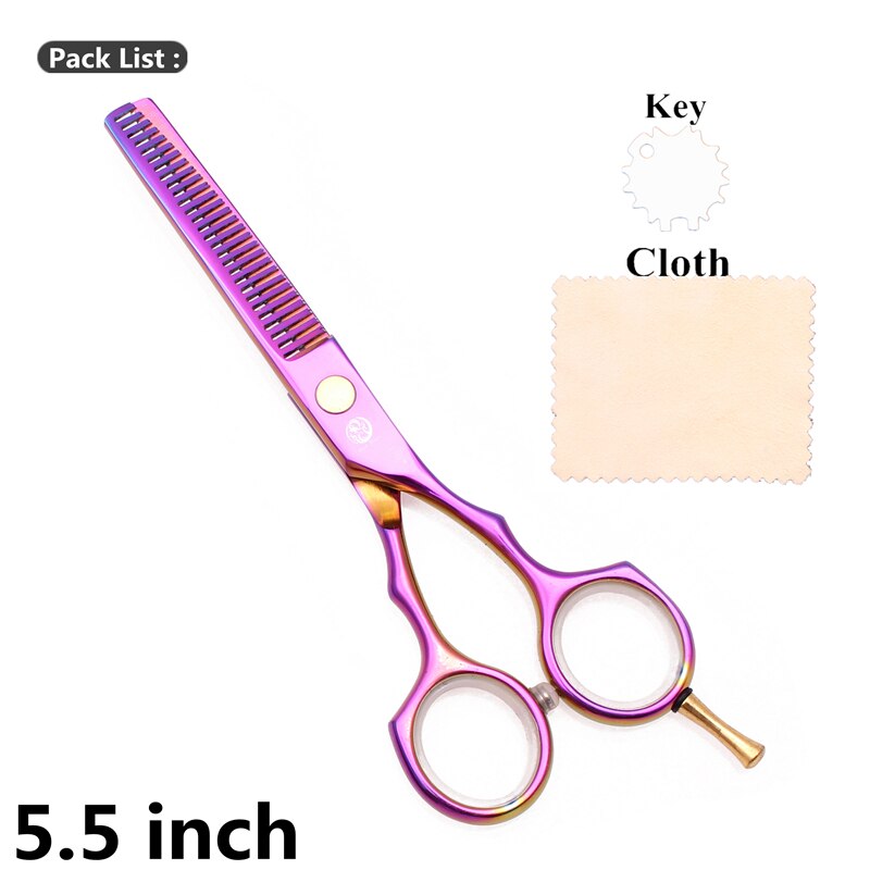 Kapper Schaar 5.5 "6" Jp 440C Paarse Draak Dunner ... – Grandado