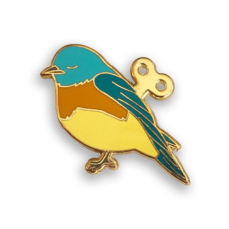 Bird Enamel Pin – Grandado