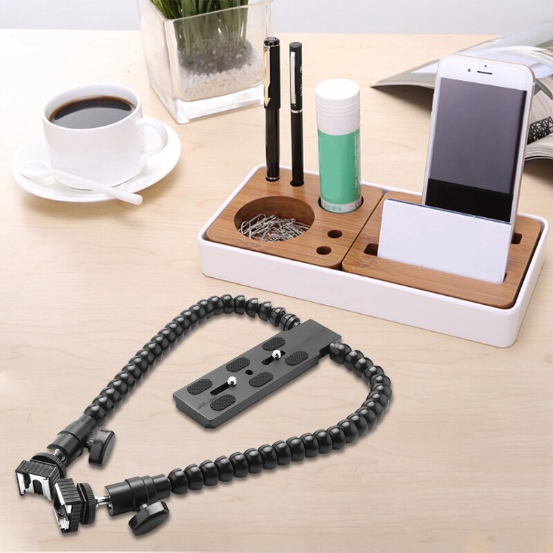 Flexible Dual Arm Shoe Flash Bracket Mount Holder ... – Grandado