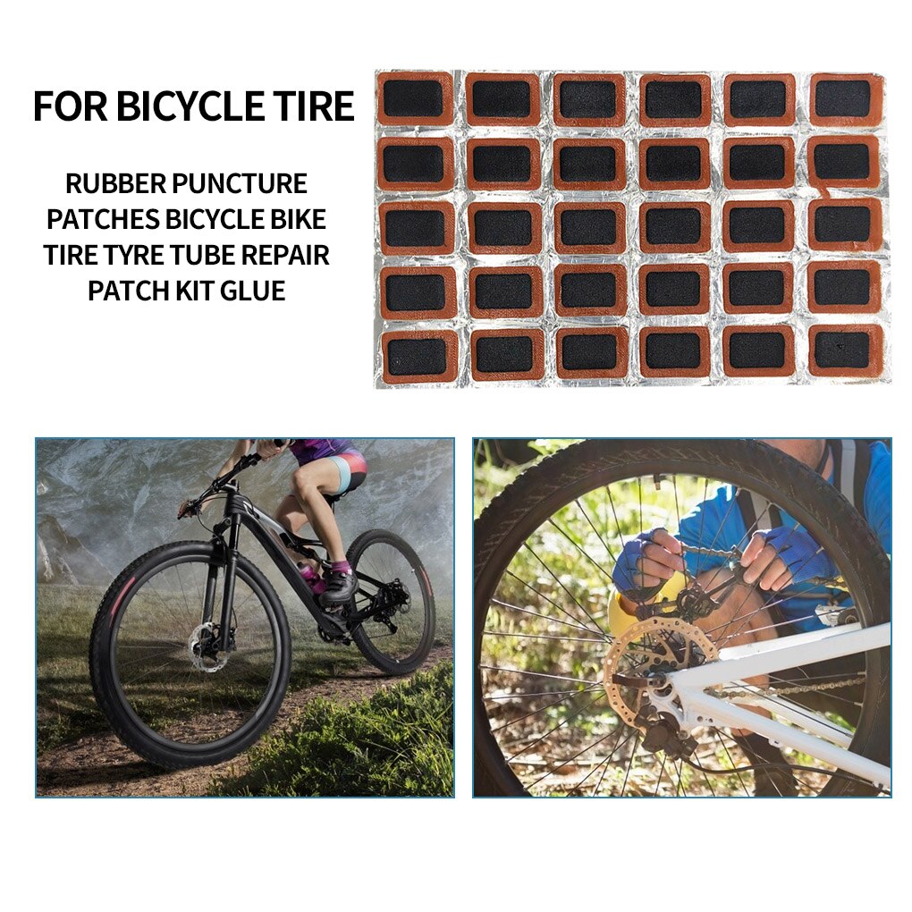 48pcs Bike Tire Patch Bicycle Tyre Tube Puncture R... – Grandado