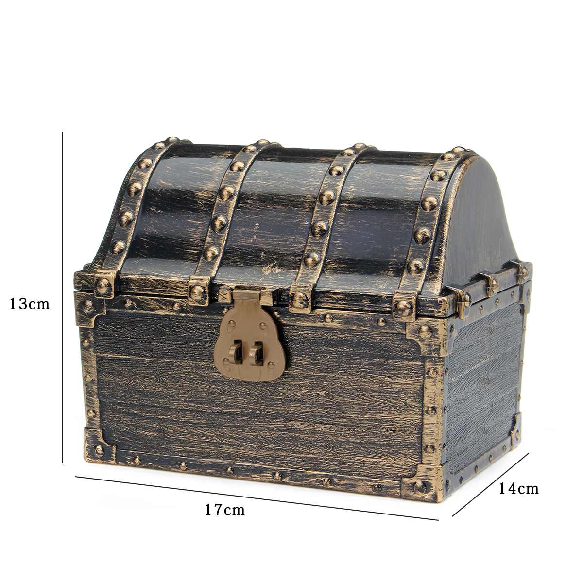 Creatives Storage Box with Lock Retro Pirate Treas... – Vicedeal