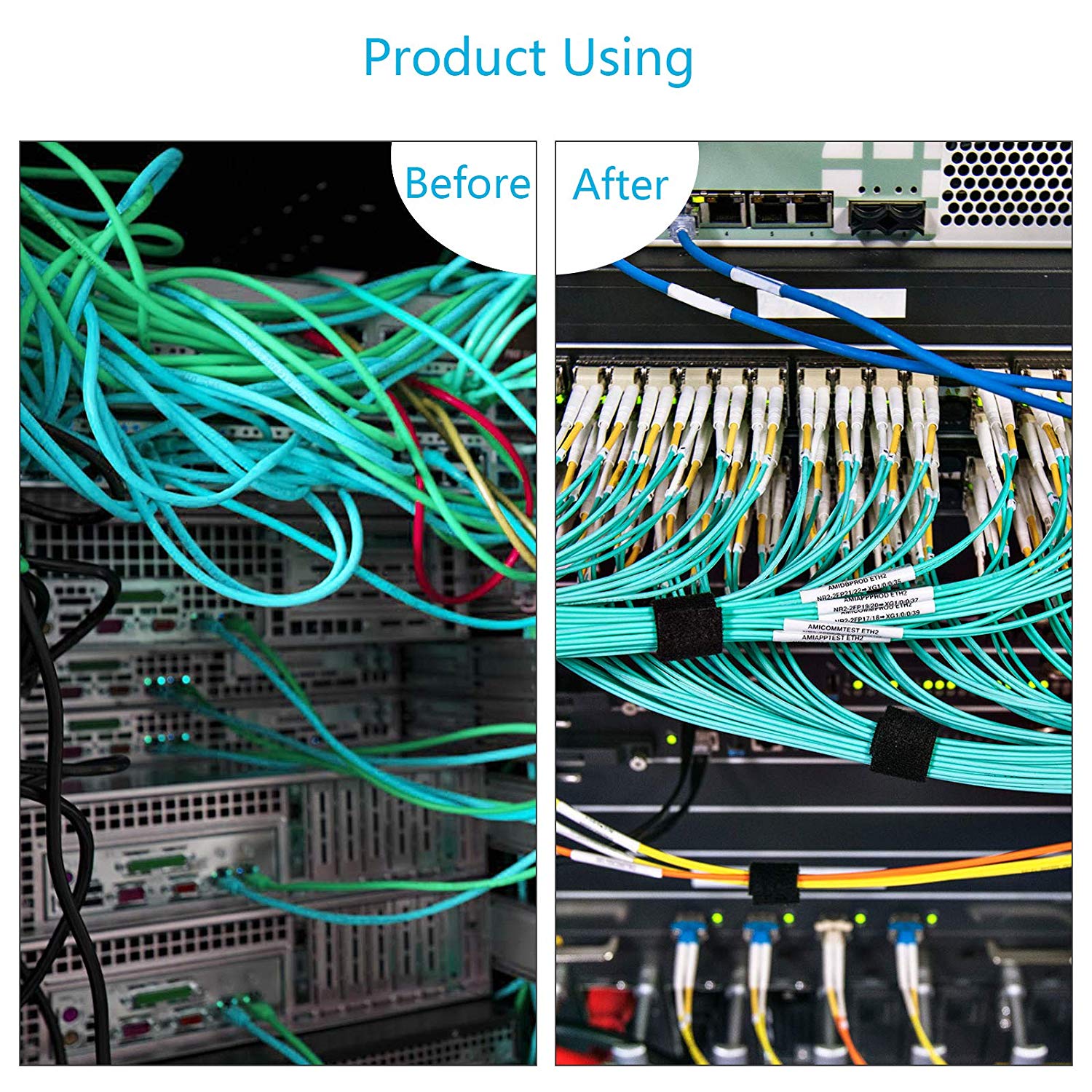 METABLE 750 Pcs Self-Adhesive Cable Label Waterpro... – Grandado