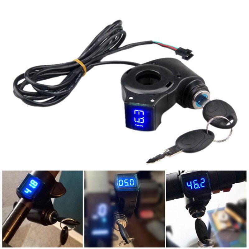 Electric Bicycle Thumb Throttle Voltmeter Digital ... – Grandado