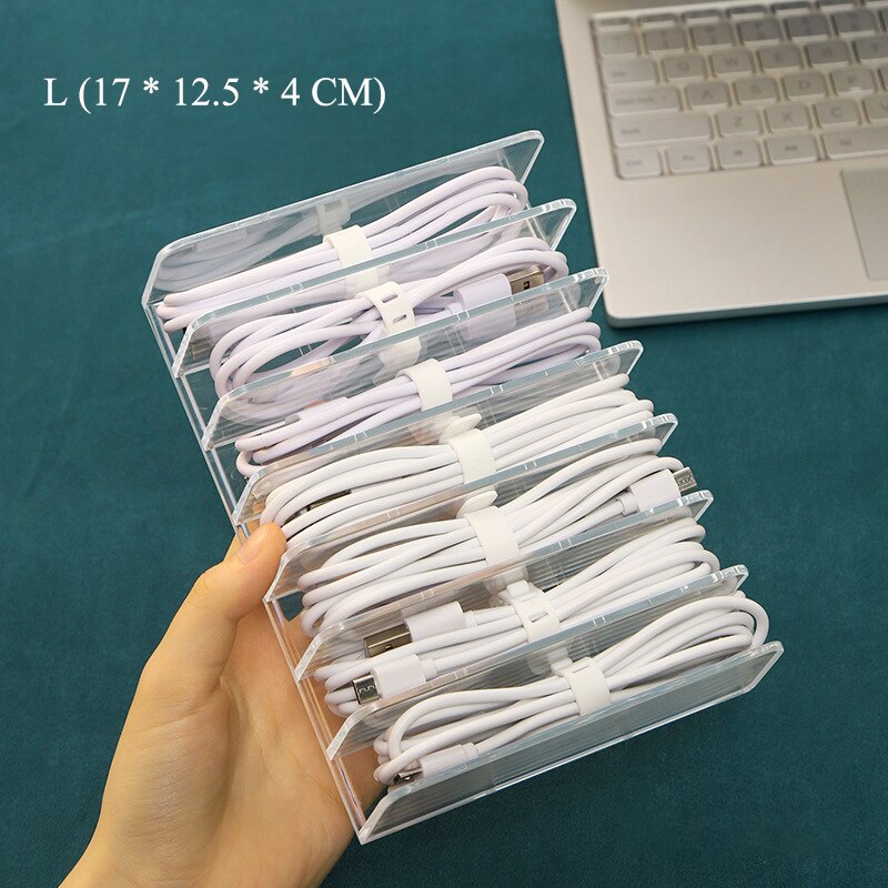 Ins Desktop Wire Cable Organizer Box USB Data Line... – Vicedeal