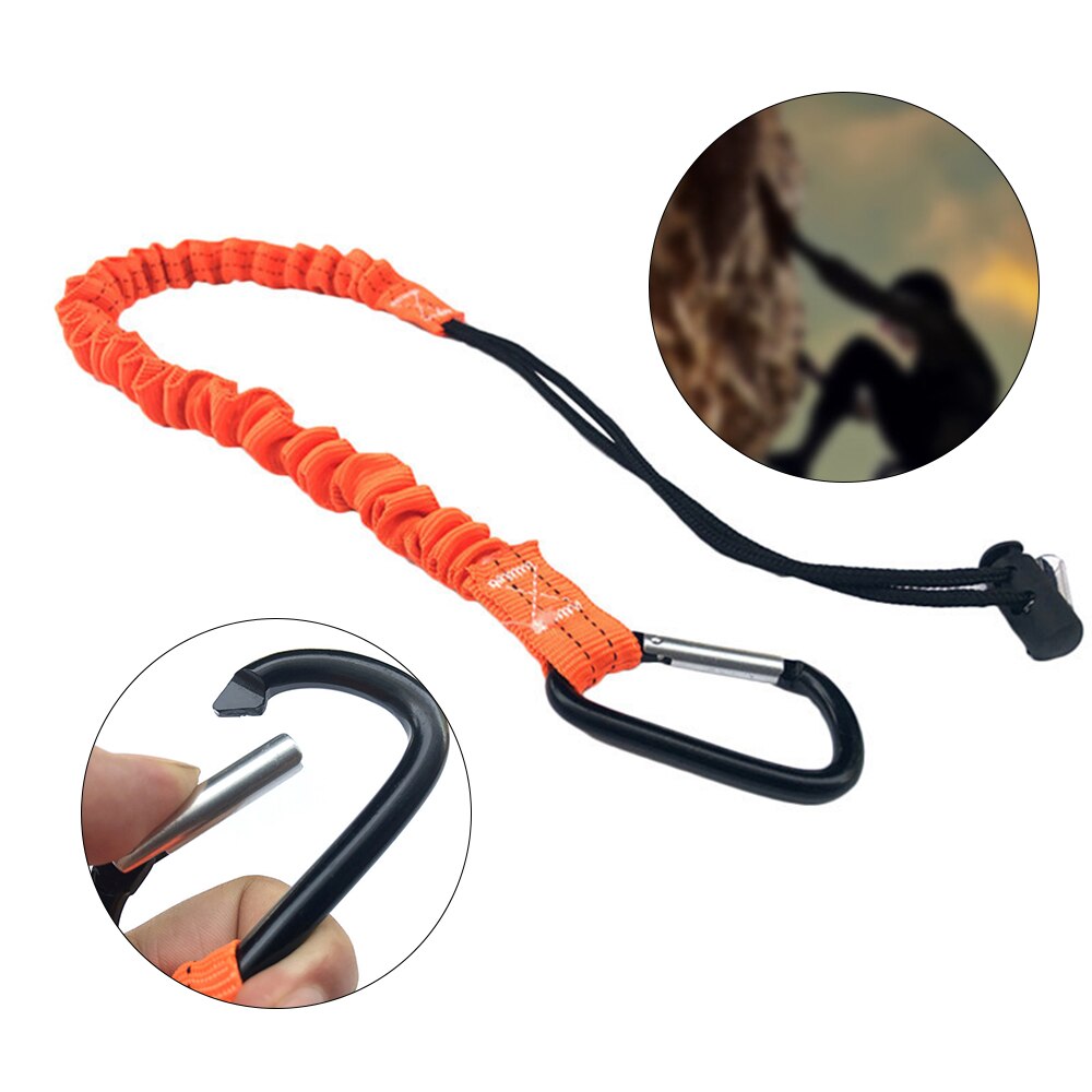 800mm Carabiner Lanyard Retractable Safety Rope Te... – Vicedeal
