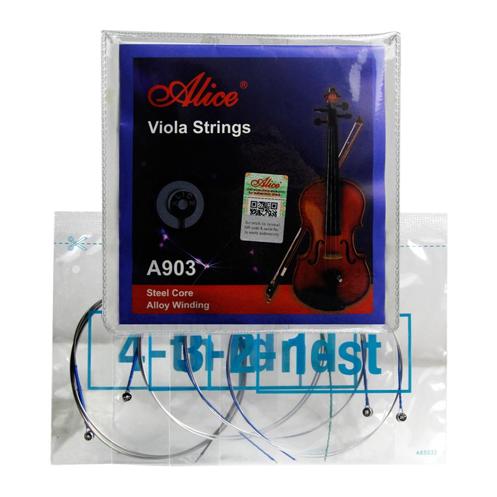 Alice Viola-Juego de cuerdas, cuerda de aleación, ... – Grandado