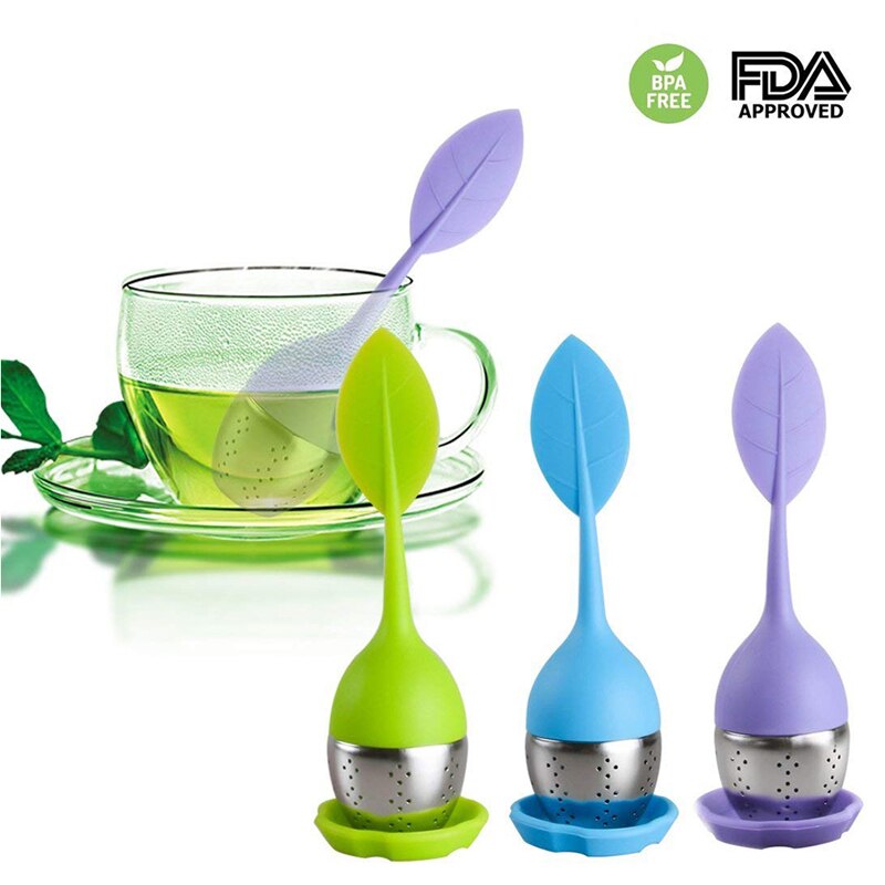 Tea Infuser Reusable Sliicone Tea Ball Leaf Strain... – Vicedeal