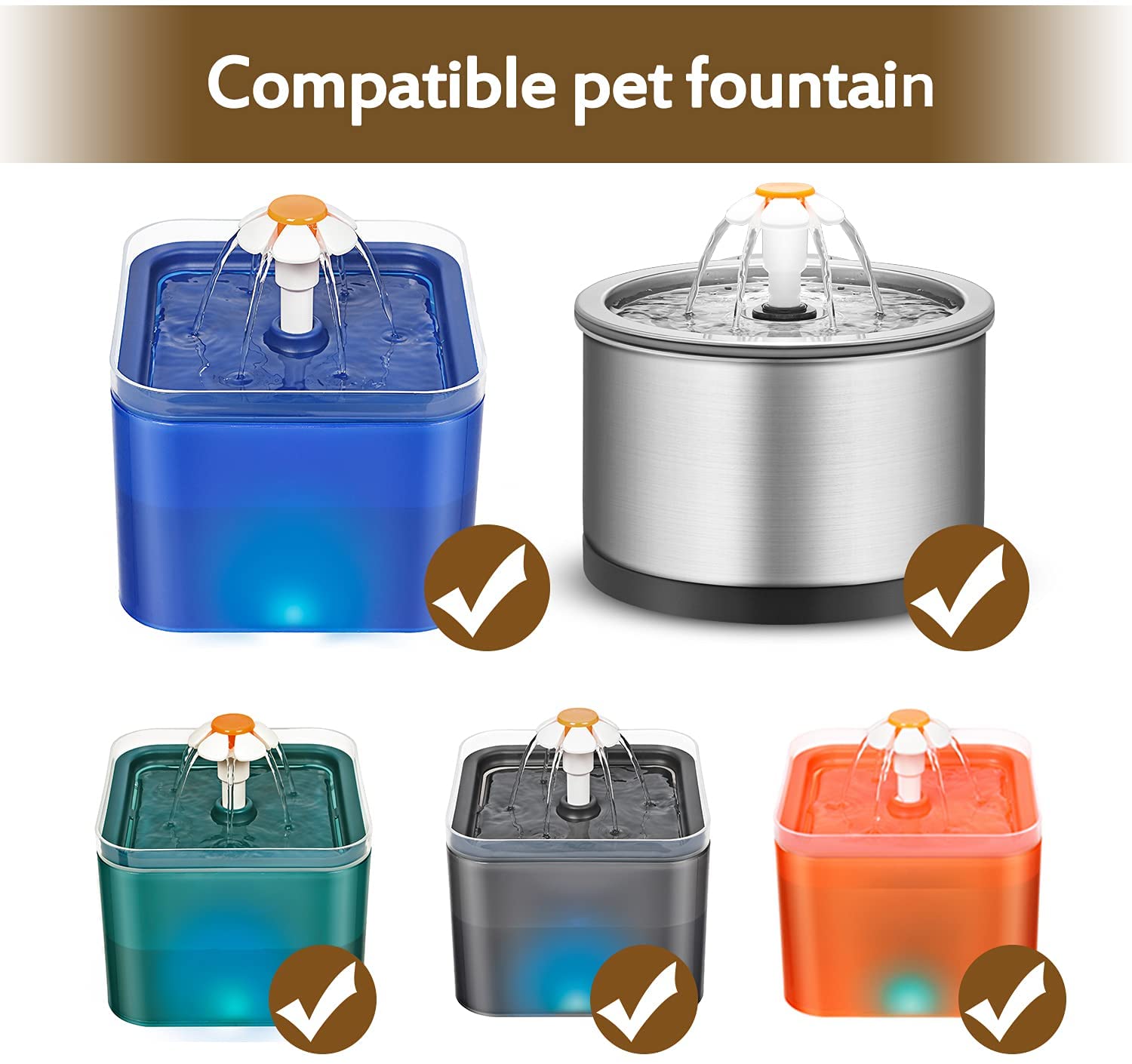 Kat Fontein Filters, Meerdere Filtratie Huisdier F... – Vicedeal