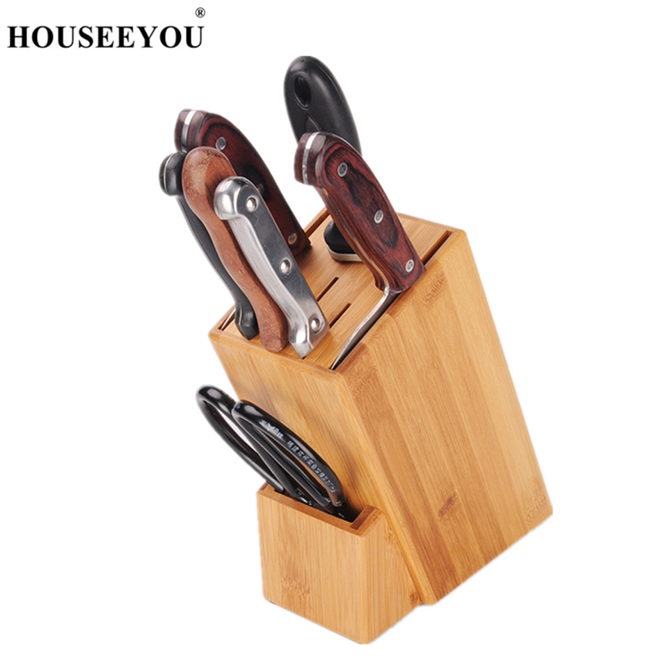 HOUSEEYOU Houten Keuken Mes Houder Messen Blokken ... – Grandado