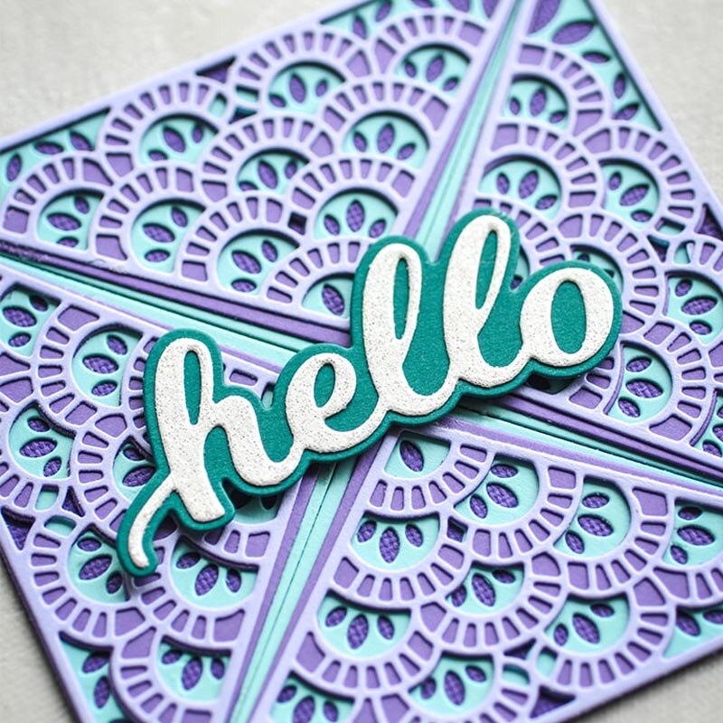Hello Honey Script Metal Cutting Dies for DIY Scra... – Grandado