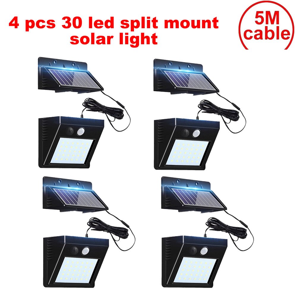 2/4 Stuks 100/56/30 Led Solar Light 3 Modes Zonne-... – Vicedeal