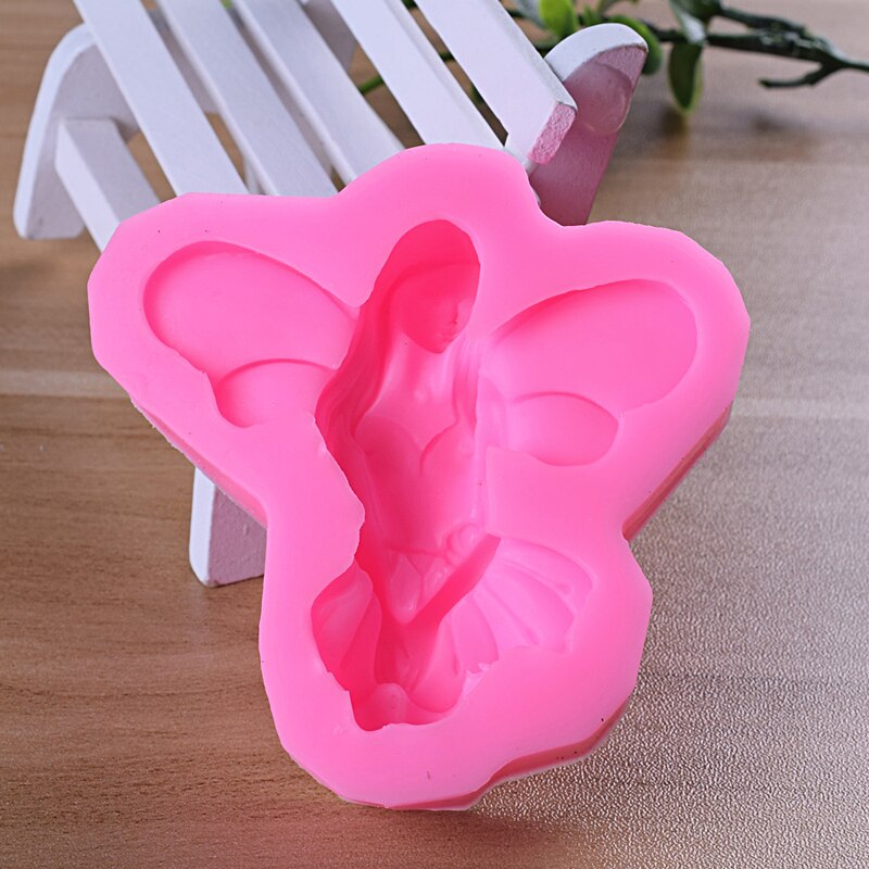 3D Soap Mold Cute fairy female angel Shape 3D fond... – Grandado