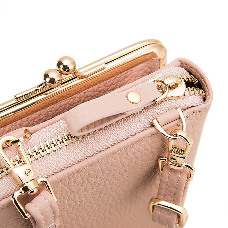 Crossbody Cell Phone Shoulder Bag PU Leather Cellp... – Grandado