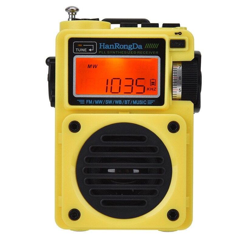 HRD-701 full band digital radio portable subwoofer... – Grandado