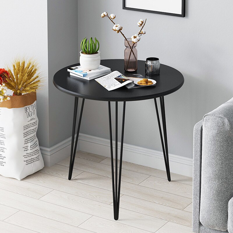 Round Coffee Table Durable Compact Small Dinning T... – Grandado