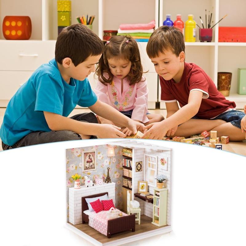 DIY Mini Villa Huis Poppenhuis Montage Speelgoed H... – Grandado