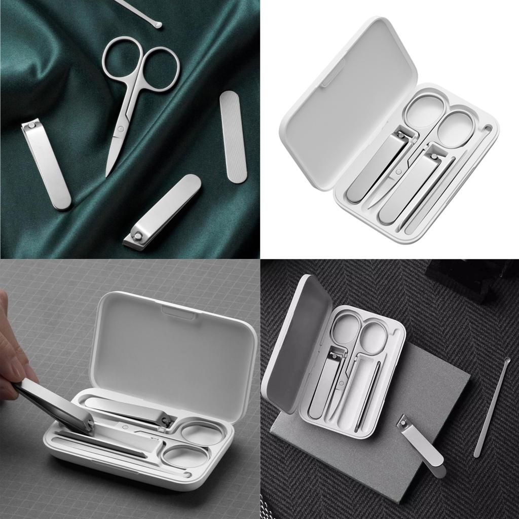5 Pcs Nail Care Cutter Kit Set Clippers Pedicure M... – Vicedeal