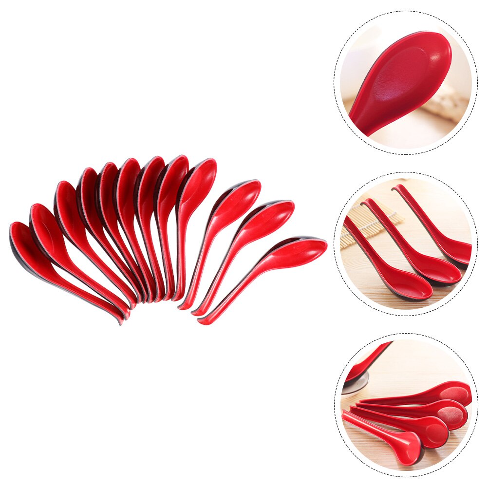 12pcs Melamine Soup Ladle Multi-purpose Spoon Kitc... – Vicedeal