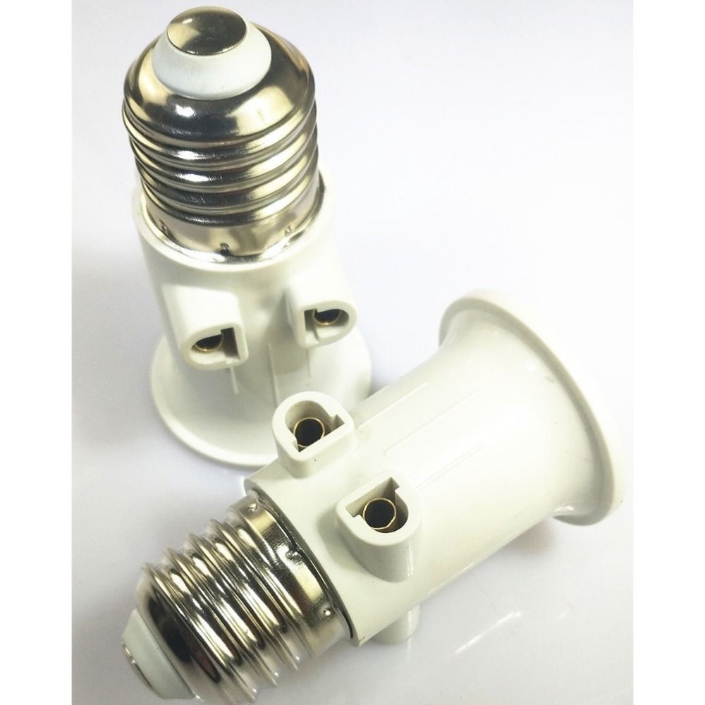 E27 ABS EU LED Bulb Adapter EU Plug Connector E27 ... – Grandado