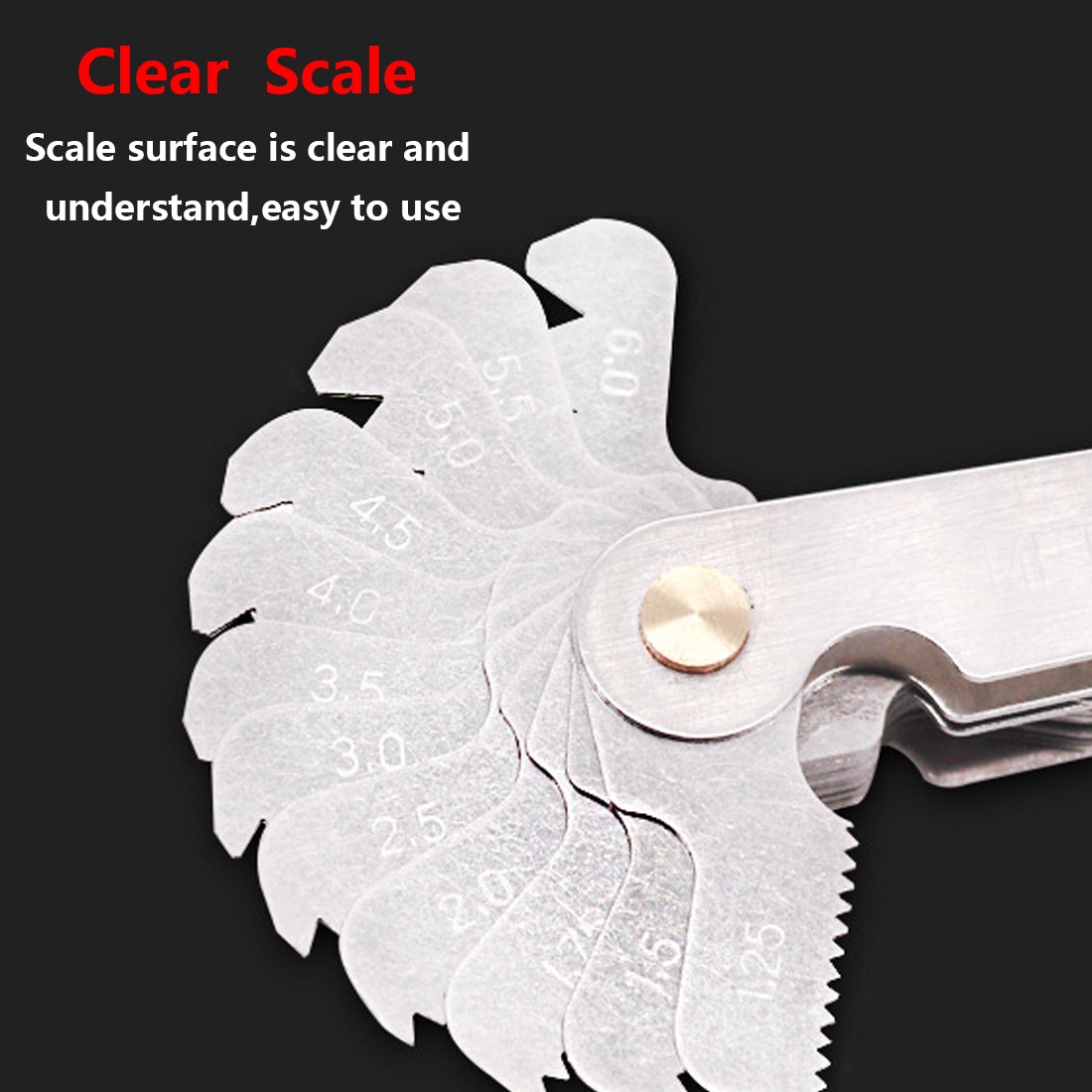 Calibrador de medición de rosca de acero, medidor ... – Grandado