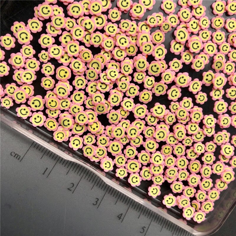 60G Glimlach Bloem Polymerclay, zachte Klei Strooi... – Vicedeal