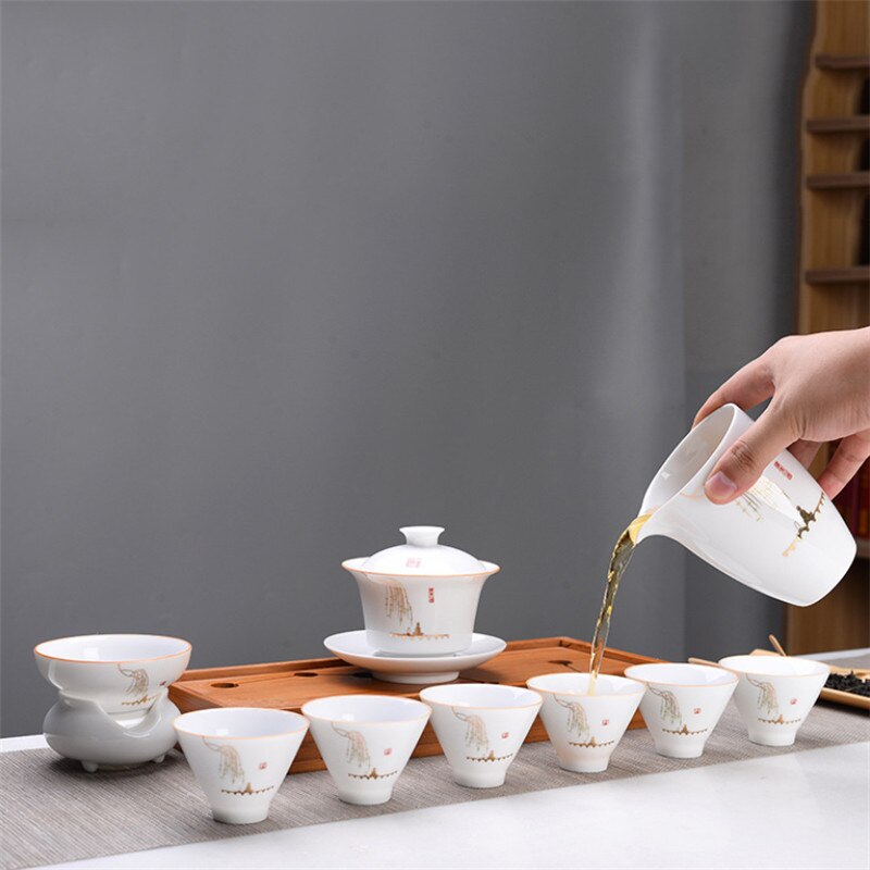Creatieve Chinese Wit Porselein Hand Geschilderd C... – Grandado